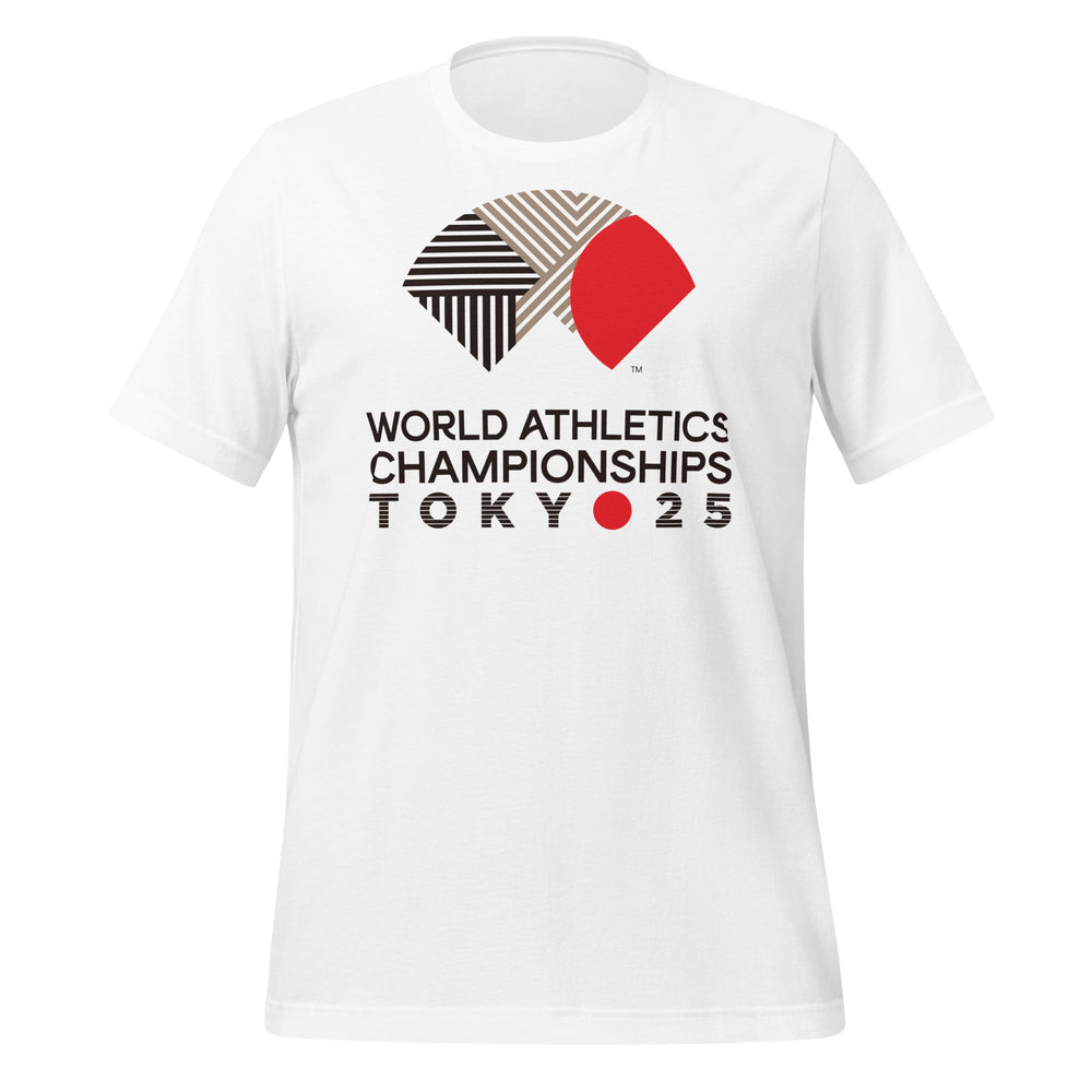 Tokyo World Athletics Championships 2025 Official White Unisex T-Shirt